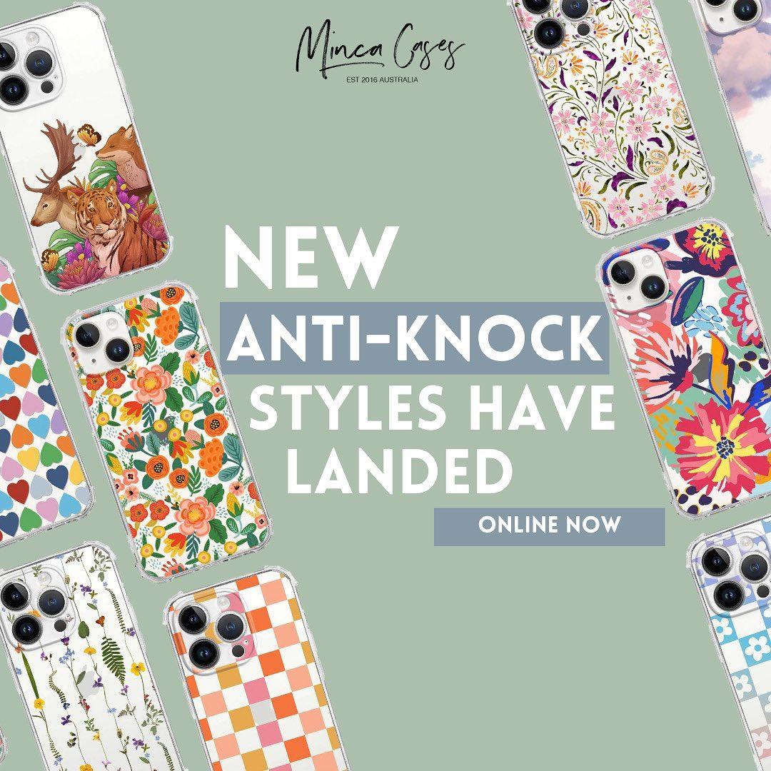 NEW ANTI KNOCK STLYES – Minca Cases